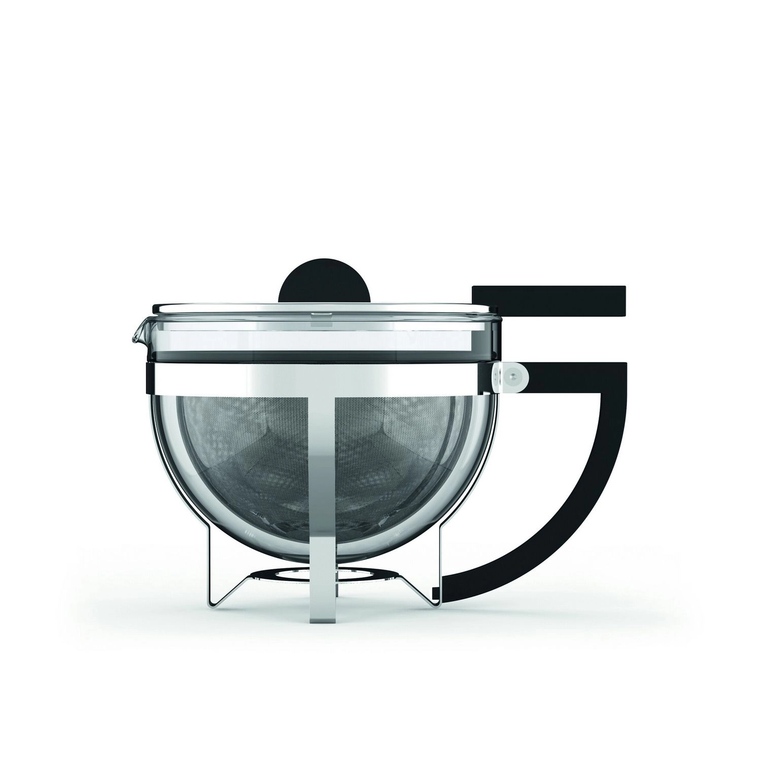 Philippi - Zaparzacz Bauhaus Marianne do herbaty - srebrny, pojemność 1 ...